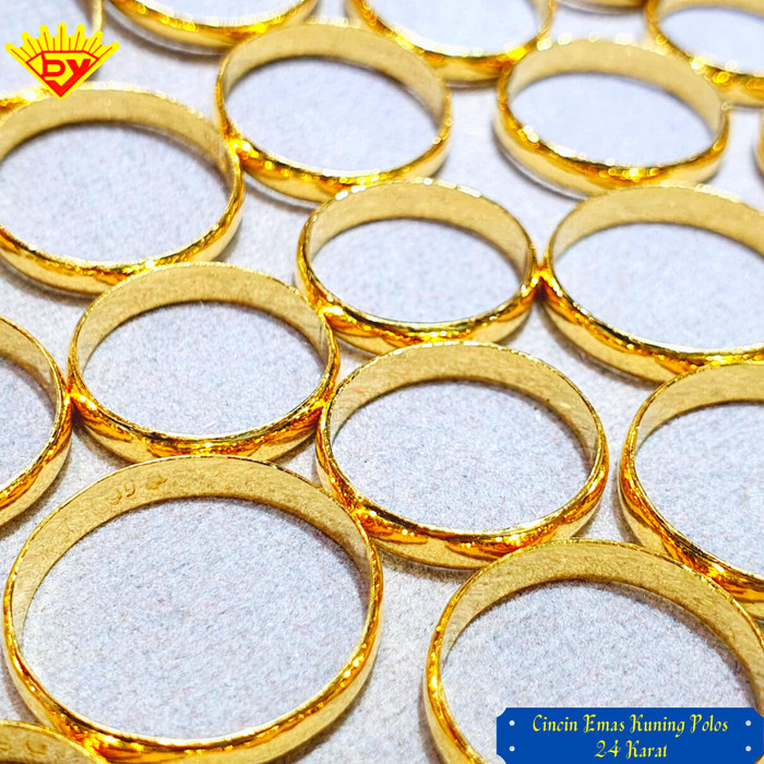 Jual Cincin Emas 24 Karat Kadar Emas 99% bisa peyleterr | Shopee Indonesia