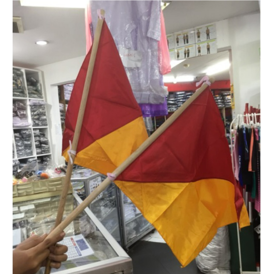 Jual Tongkat Semaphore & Bendera semapur Stik Semapur Panjang 60cm Stik ...