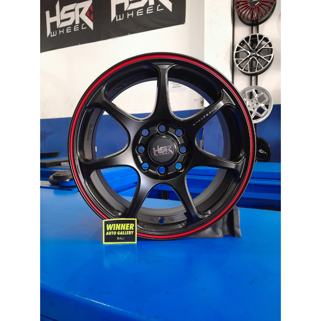 Jual VELG RACING HSR RING 16 PCD H8X100-114,3 - VELG MOBIL HONDA BRIO SATYA TOYOTA CALYA AYLA ...