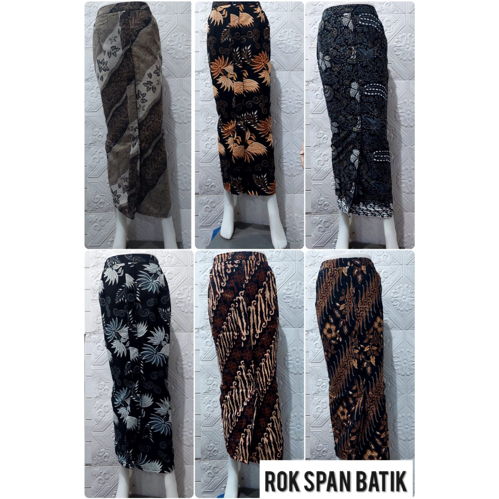 Jual ROK SPAN BATIK WIRON WIRU M L XL | Shopee Indonesia