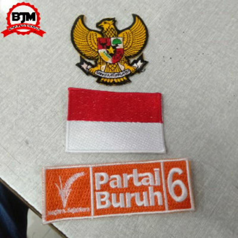 Jual bed logo partai buruh 1 set | Shopee Indonesia