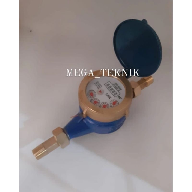 Jual Water Meter Meteran Air Bersih 1/2" inchi drat Kuningan - OPX ...
