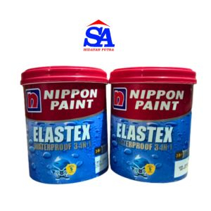 Jual cat tembok waterproof nippon paint elastex (anti bocor) CAT TEMBOK WATERPROOF NIPPON ...