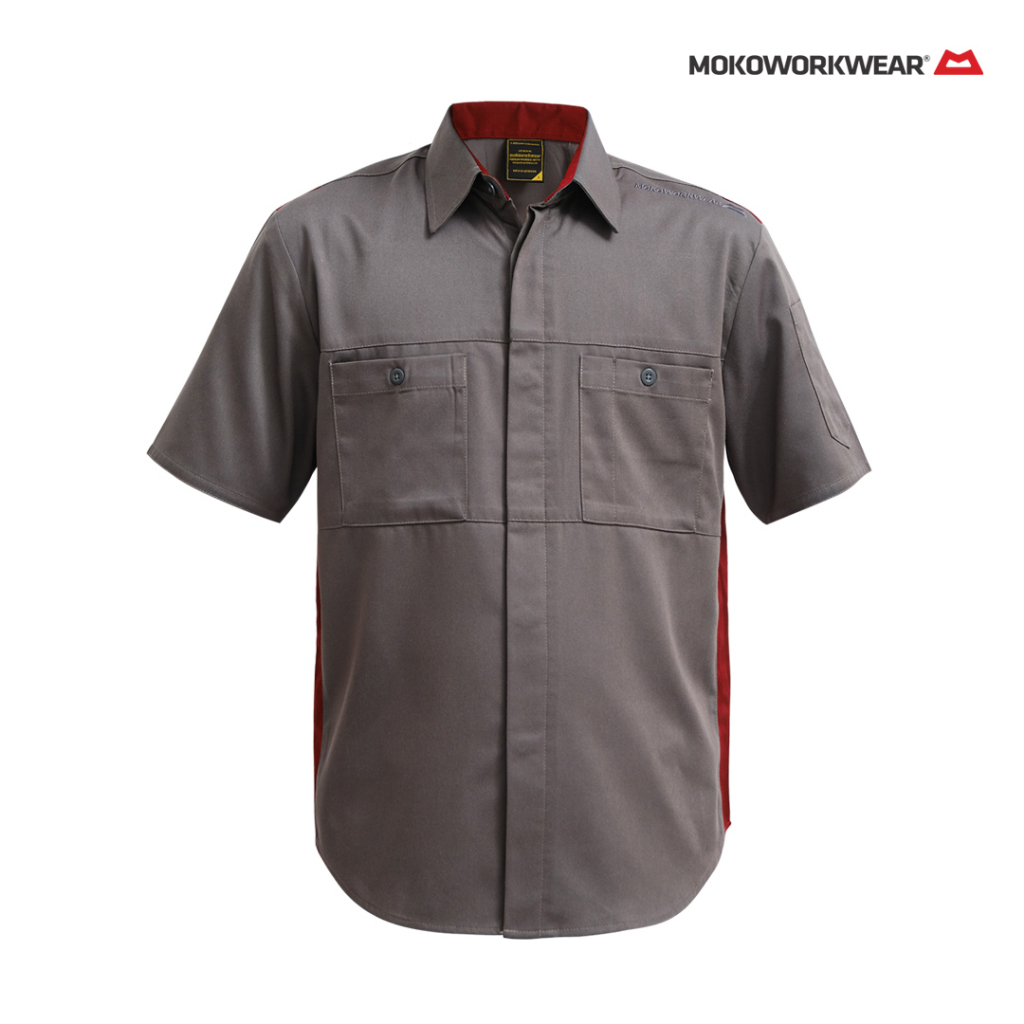 Jual ENGINEER WORKWEAR Mechanic Workshirt Kemeja Bengkel shirt Grey ...