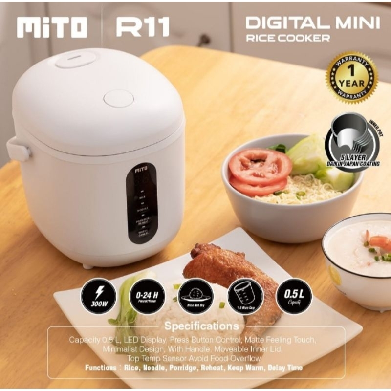 Jual RICE COOKER MAGIC COM MITO MITOCHIBA R11 R 11 DIGITAL MINI ...
