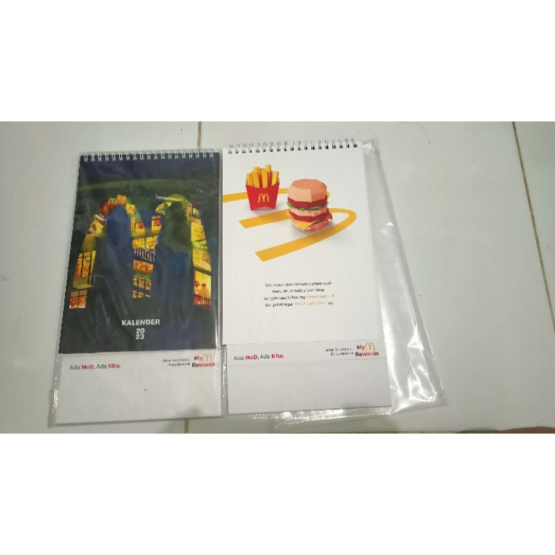 Jual Kalender Meja 2023 McDonald McD | Shopee Indonesia