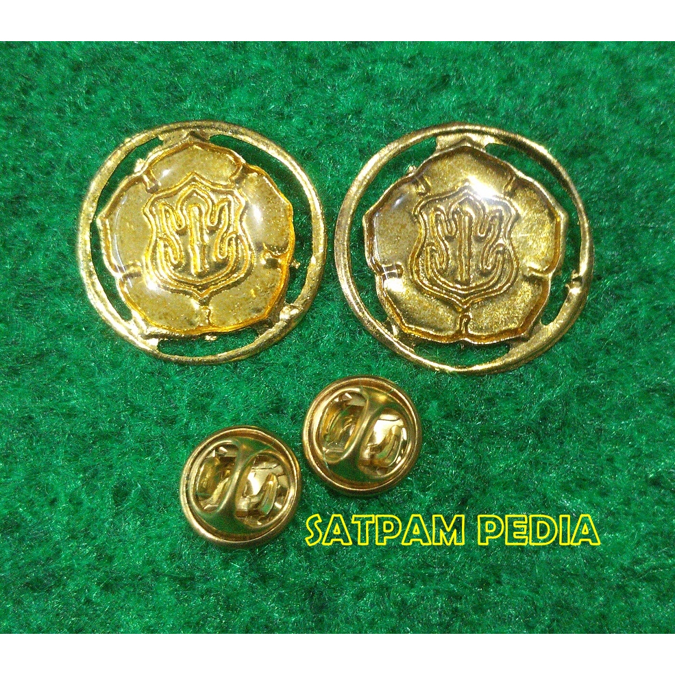 Jual Pin Monogram Kerah Satpam Resin - Wing Monogram Kerah Security ...