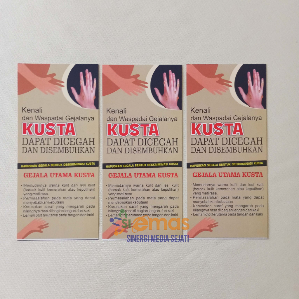 Jual Flyer Promkes Kusta | Brosur Media Promkes Kusta | Shopee Indonesia