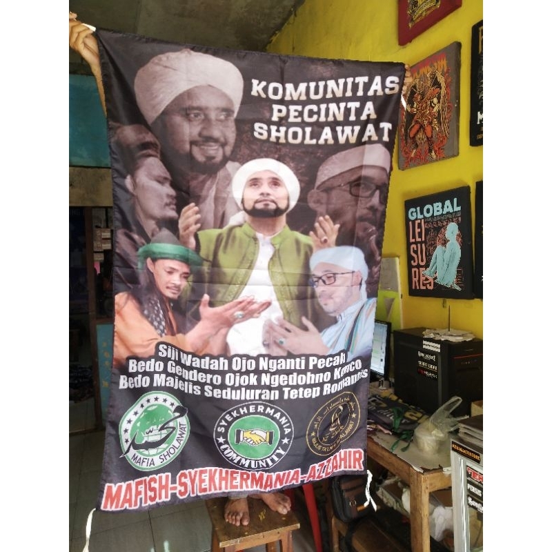 Jual CUMA HARI INI !! 1HARI DKIRIM !! BUKTIKAN KAK:) BENDERA MAJELIS ...