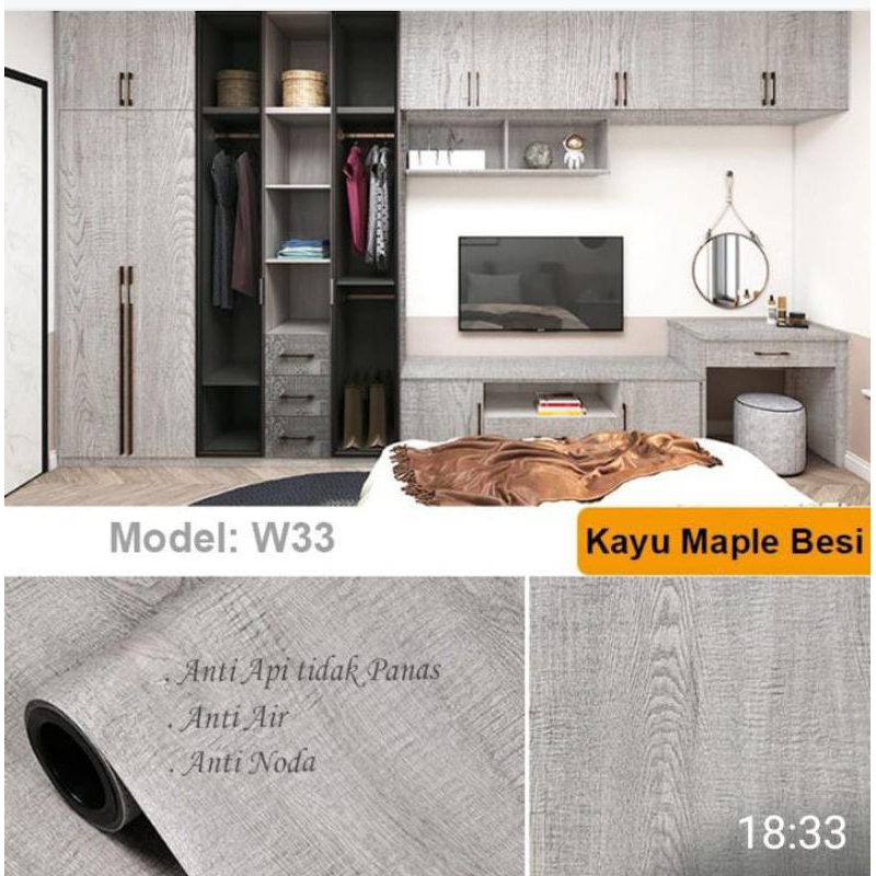 Jual Sticker Decosheet PVC Pelapis Meja Furniture HPL Kayu Muda Triplek ...