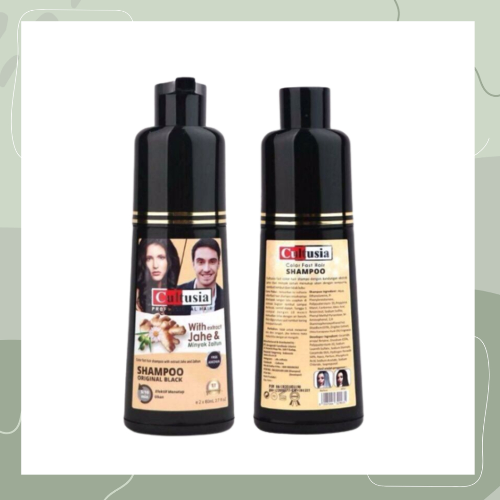 Jual CULTUSIA ORIGINAL BLACK SHAMPOO UBAN 160ml | Shopee Indonesia