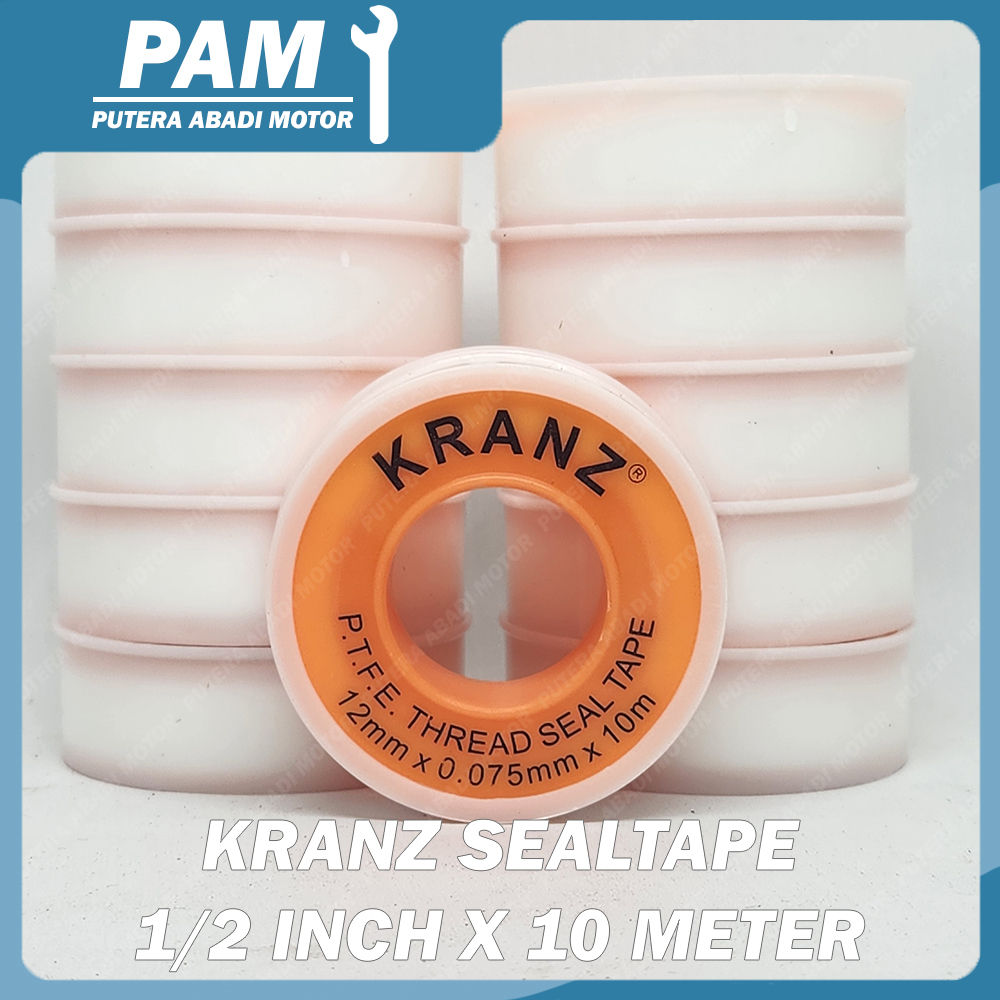 Jual Seal tape Kranz 1/2 inchi sil tip/solasi kran | Shopee Indonesia