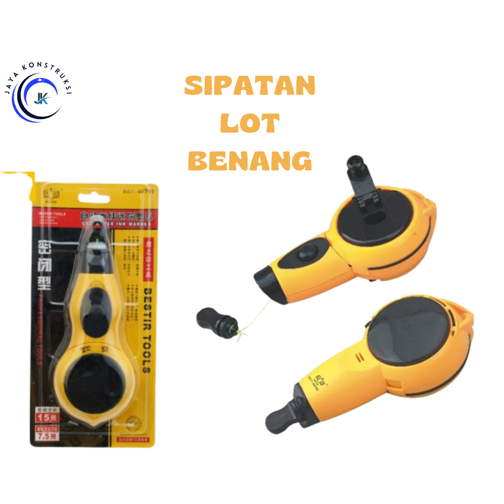 Jual Alat Ukur Lot Benang Magnet/Alat Plumbing 5 Meter | Shopee Indonesia