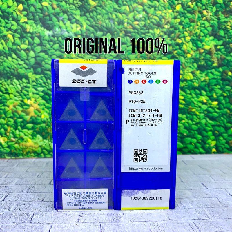 Jual Insert TCMT 16T304 Original ZCC-CT baru..TCMT16 T304..TCMT16T304 ...