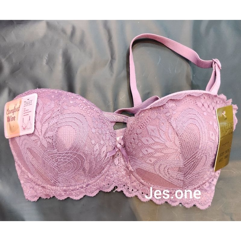 Jual Tally 8881 Bra BH Busa Tebal Push Up Brukat Kait 2 Cup A | Shopee ...