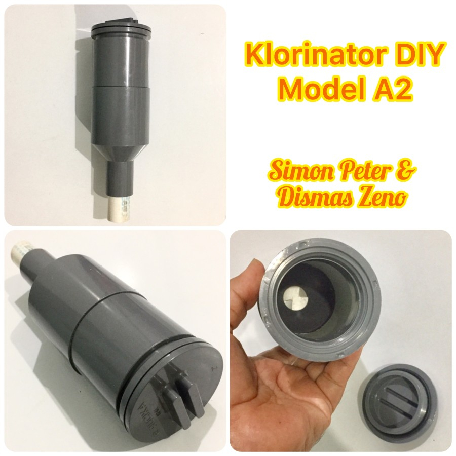 Jual Tabung Klorinator DIY Model A2 Chlorinator Rumah Kaporit Filter ...