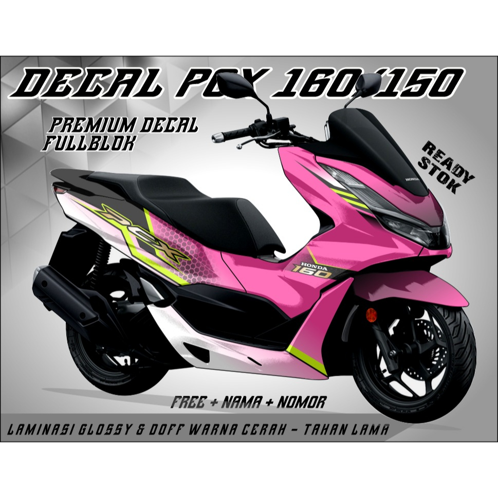 Jual sticker pcx 160 new full body decal pcx 160 full body striping pcx ...
