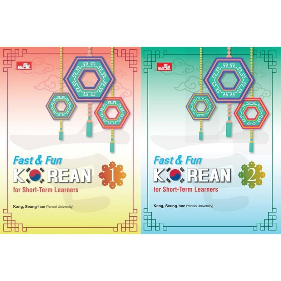Jual Buku Pelajaran Bahasa Korea Fast & Fun Korean 1 & 2 + CD (2 buku ...