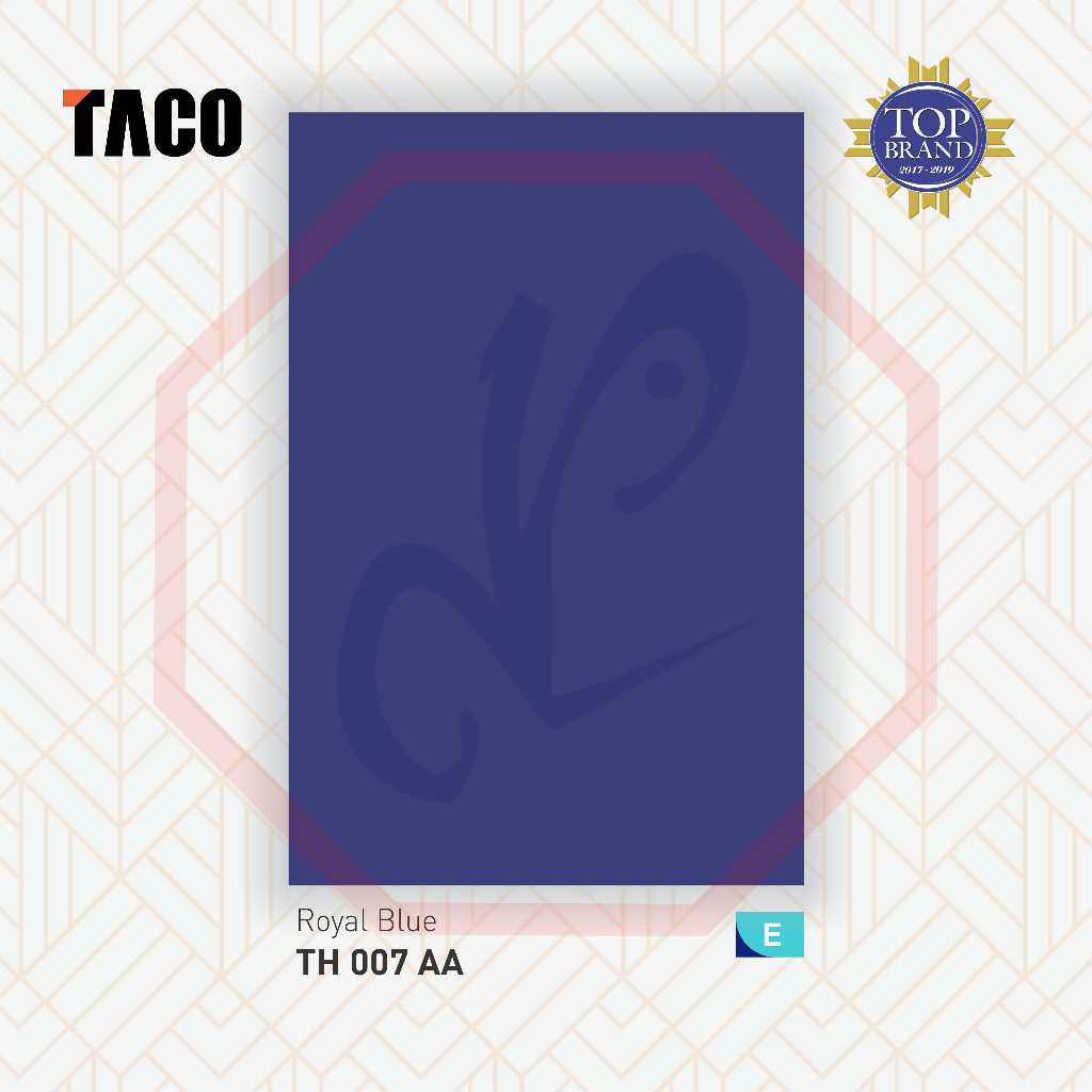 Jual TACO HPL SOLID SHEET ROYAL BLUE TH 007 AA BIRU TUA Pelapis Triplek ...