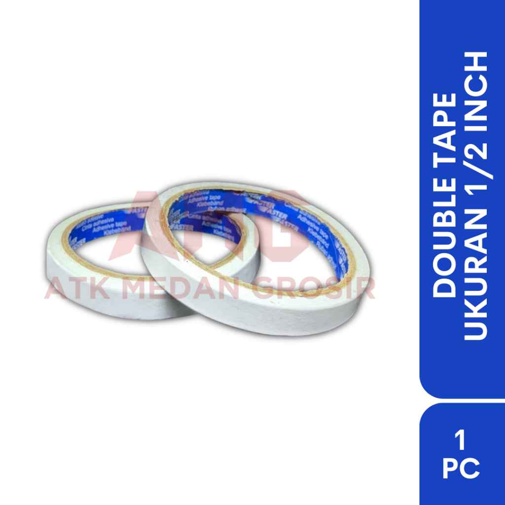 Jual DOUBLE TAPE UKURAN 1/2 INCH | Shopee Indonesia
