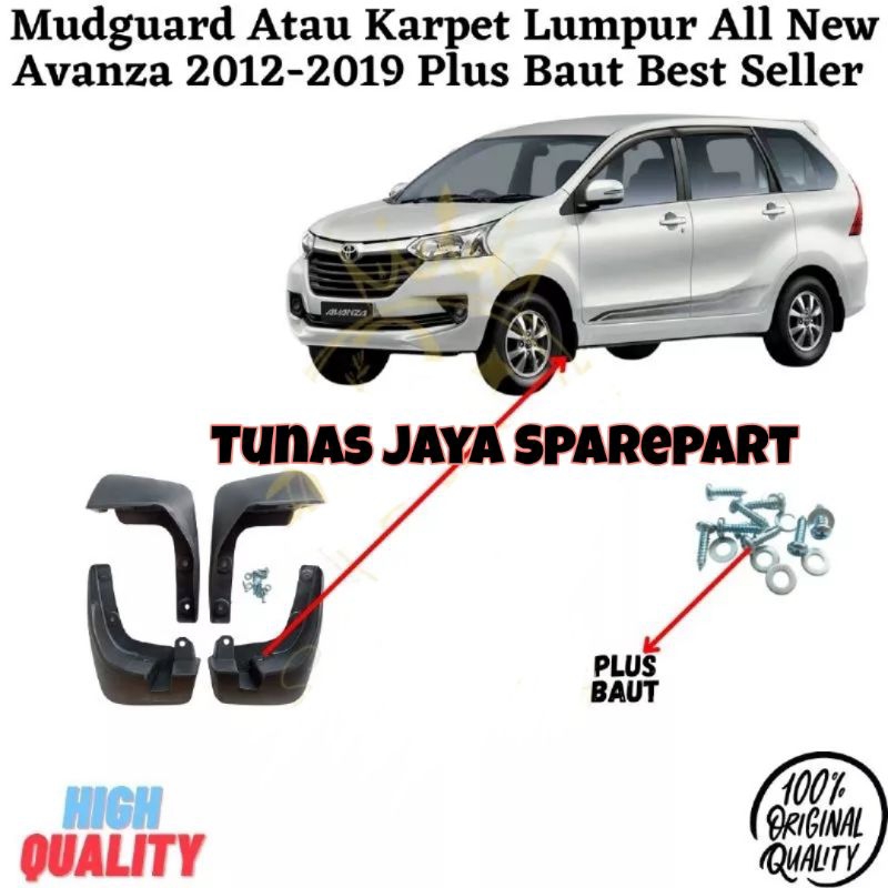 Jual Karpet Lumpur atau Mud Guard Avanza Xenia 2012-2019 Original ...
