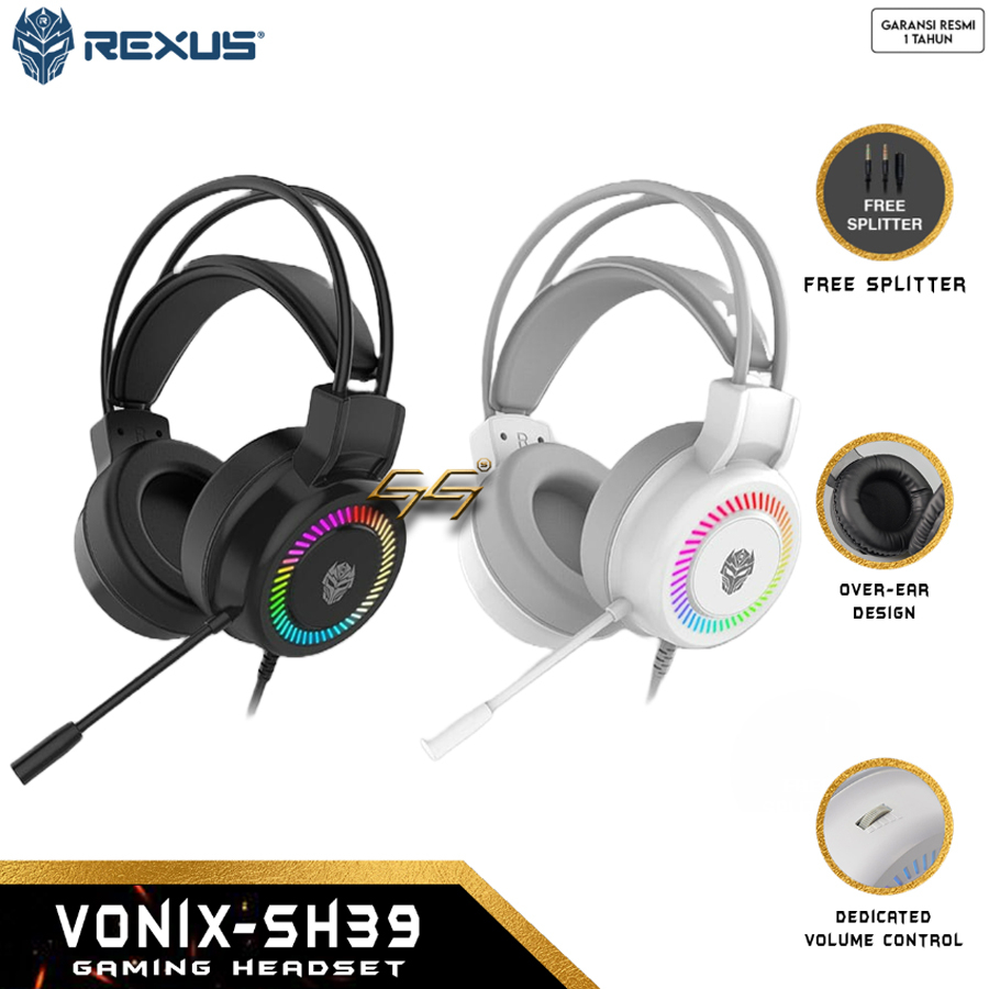 Jual Headset Gaming Rexus Vonix SH39 SH-39 RGB Multiplatform Gaming ...