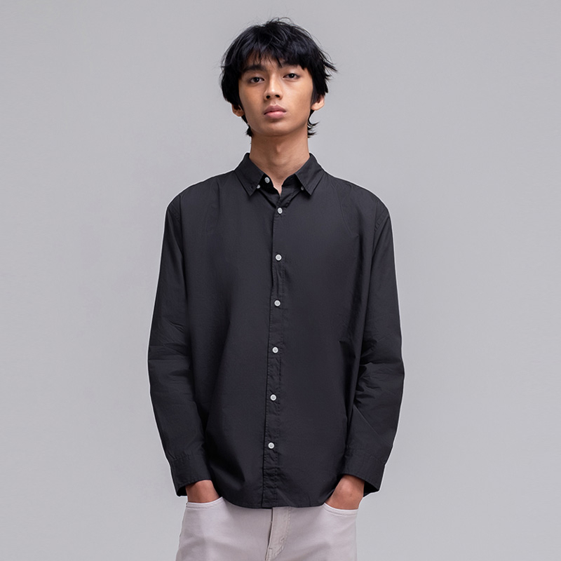 Jual Greenlight Kemeja Lengan Panjang Pria Basic Katun Formal Outfit ...