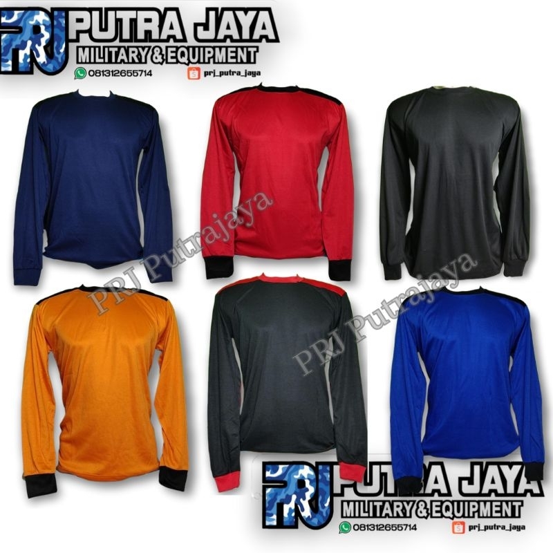 Jual Kaos Polos Lengan Panjang / Kaos Decker Panjang / Baju Kaos Lengan ...