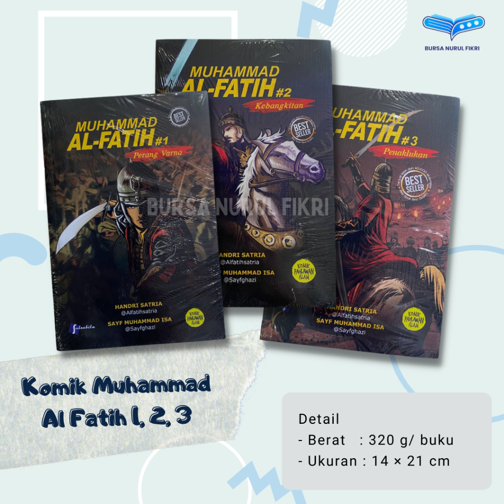 Jual Komik Muhammad Al Fatih seri 1,2 dan 3 Original | Penerbit ...