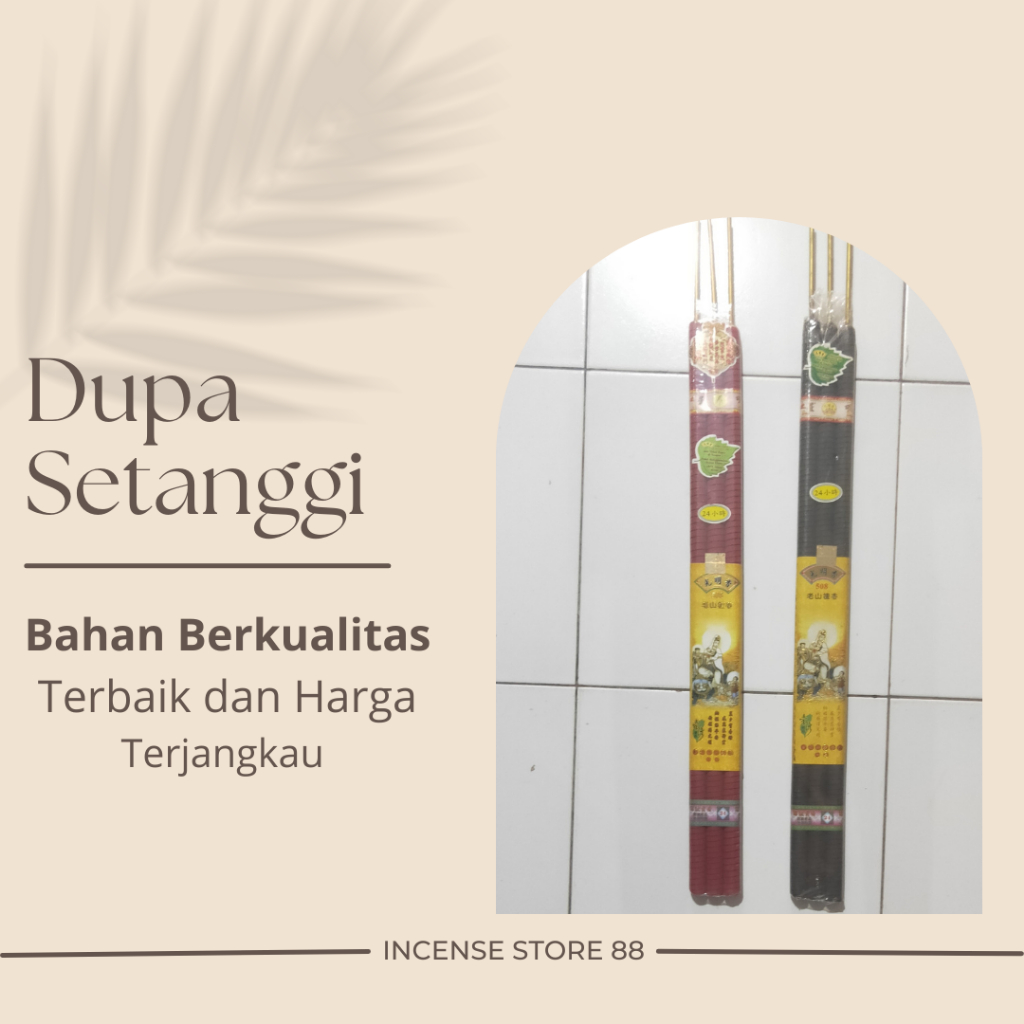 Jual HIO/DUPA/SETANGGI KAYU CENDANA LAOSHAN 24 JAM 3 BATANG MERAH ...