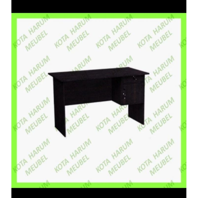 Jual meja kerja meja kantor meja ketik meja tulis kayu 1/2 biro panjang ...