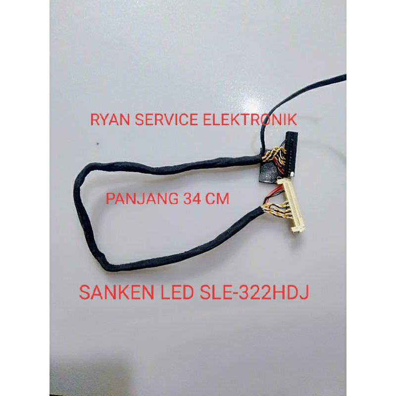 Jual KABEL FLEKSIBEL LVDS TV LED SANKEN SLE-322HDJ | Shopee Indonesia