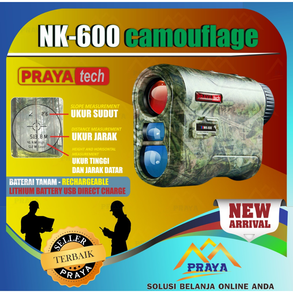 Jual BARU !!! Rangefinder Teleskop Laser Range Finder ukur jarak 600m m 600 meter golf berburu ...