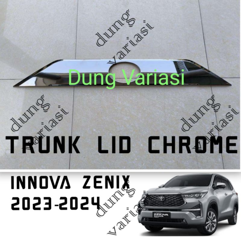 Jual Trunk lid list kap mesin Innova Zenix 2023 2024 Chrome | Shopee ...