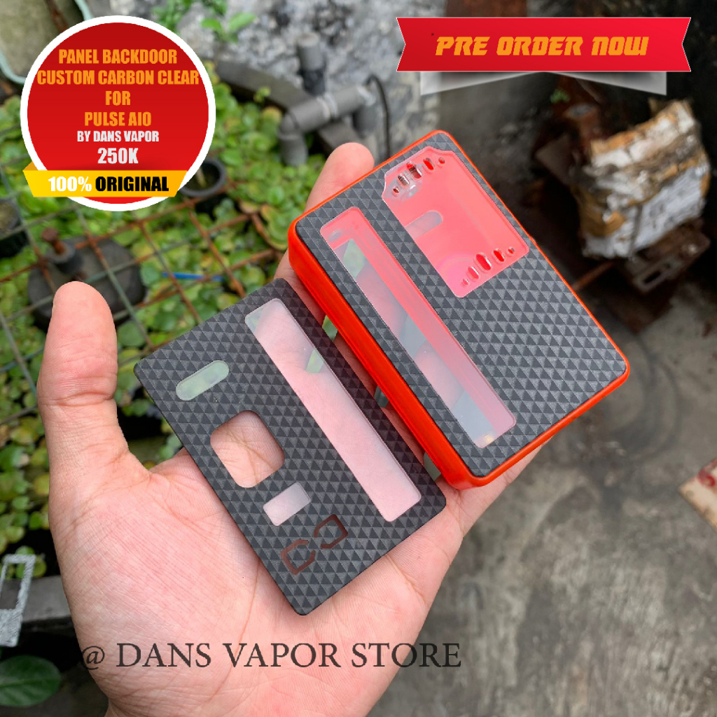 Jual Backdoor Panel Akrilik Custom Motif Carbon + Clear For Mod Pulse ...