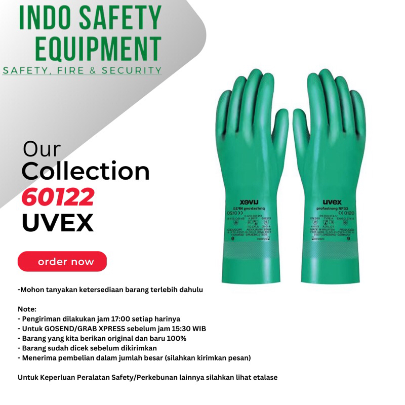 Jual UVEX 60122 PROFASTRONG NF33 CHEMICAL PROTECTION GLOVE | Shopee ...