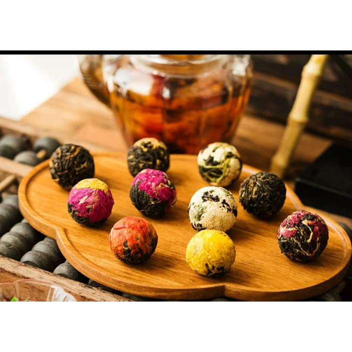 Jual BLOOMING RED TEA/TEH BUNGA MEKAR/TEH BOLA/FLOWER TEA BALL/FLOWER ...