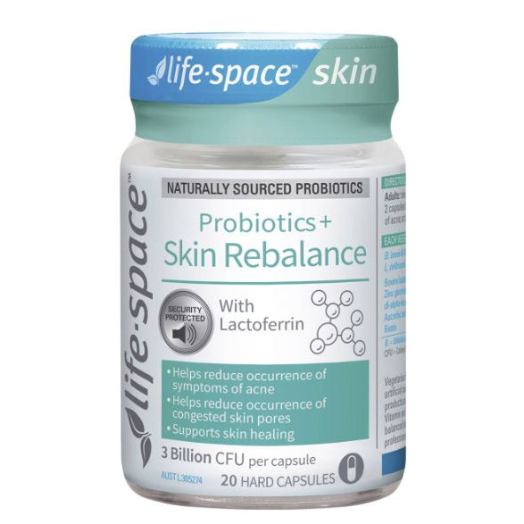 Jual Life Space Probiotics & Skin Rebalance Capsules 20 Pack/Life Space ...