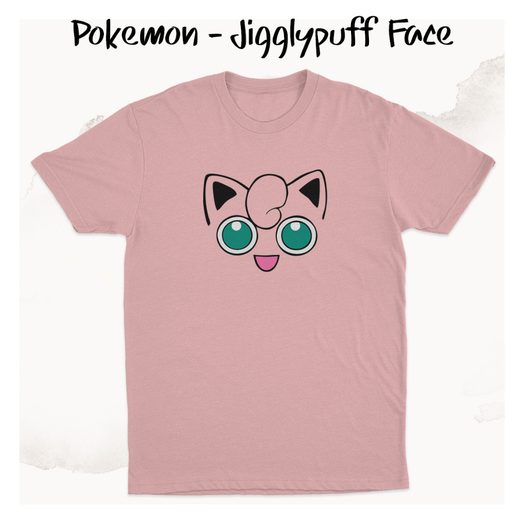 Jual Kaos Jigglypuff Face Game Pokemon K0163 | Shopee Indonesia