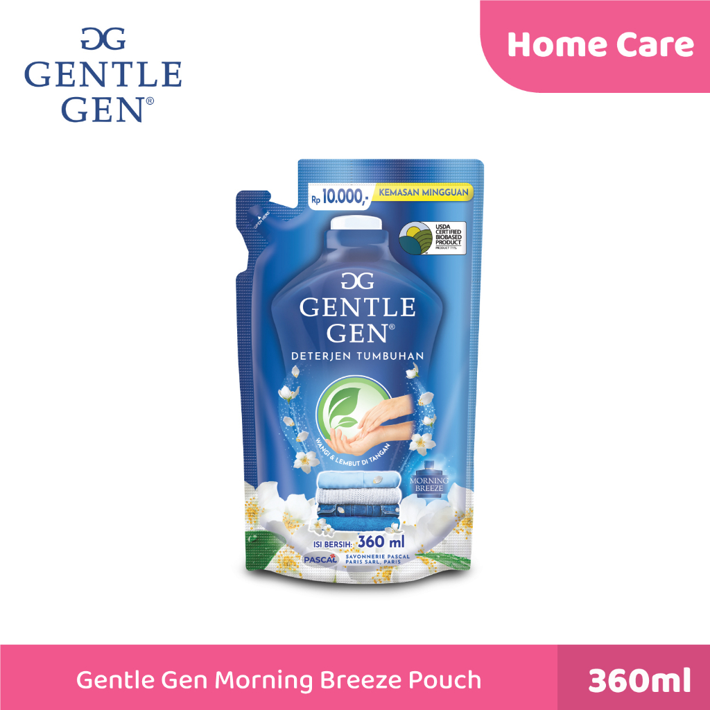 Jual Deterjen Gentle Gen Morning Breeze Pouch | Shopee Indonesia