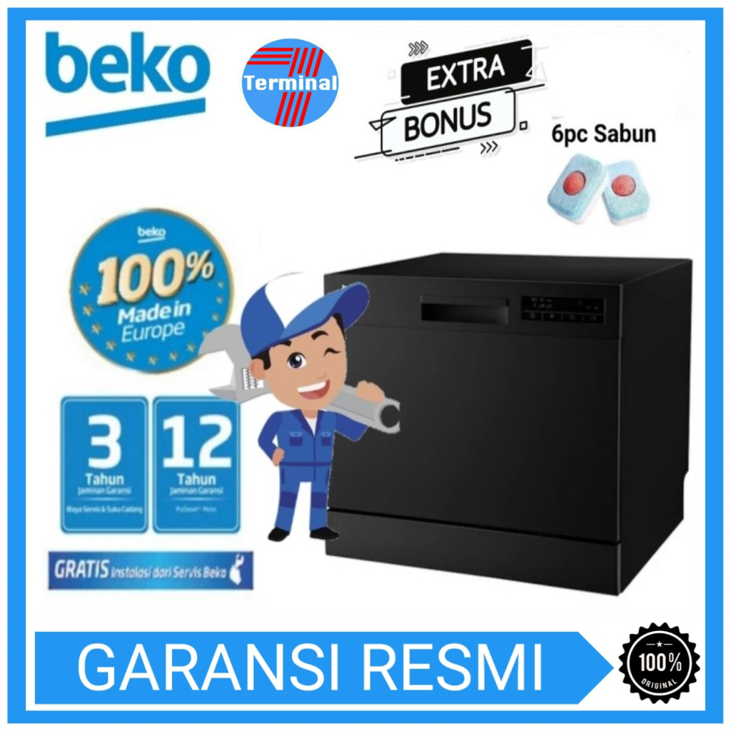 Jual DISHWASHER BEKO DTC36610B TOP TABLE 50CM | Shopee Indonesia