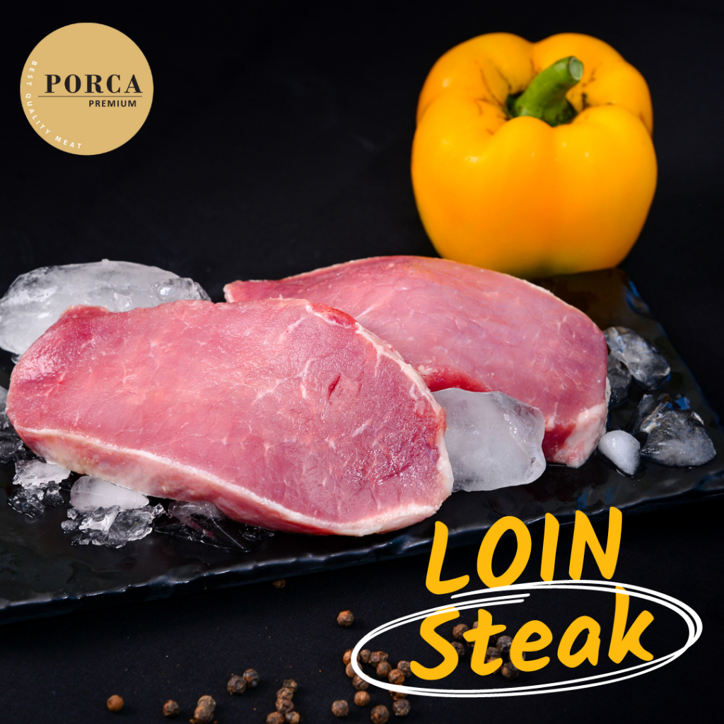 Jual Daging Babi Has Luar Pork Loin Steak | Shopee Indonesia
