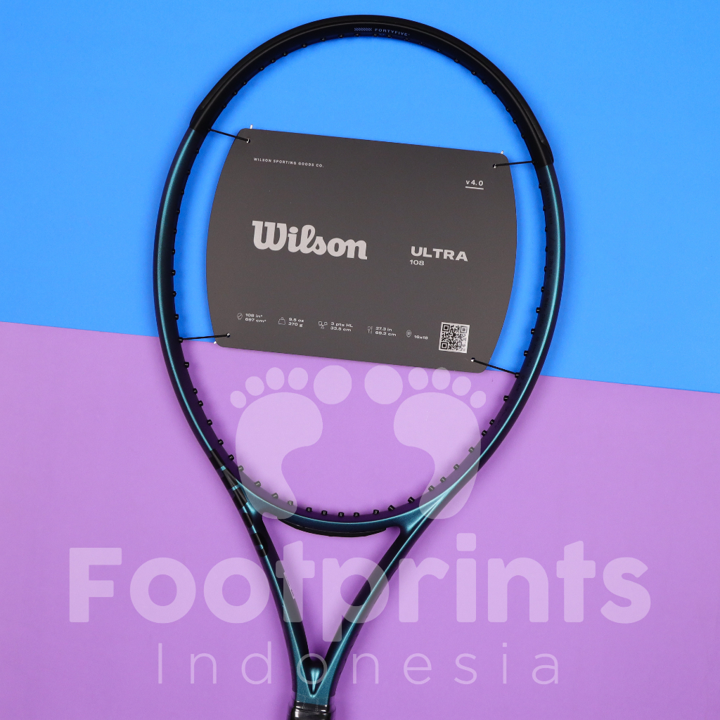 Jual Raket Tenis Wilson Ultra 108 V4 Tennis Racket Original 270gr ...