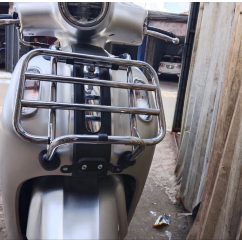 Jual Frontrack / Front Rack Yamaha Fazzio Hybrid.Aksesoris Rak Depan ...