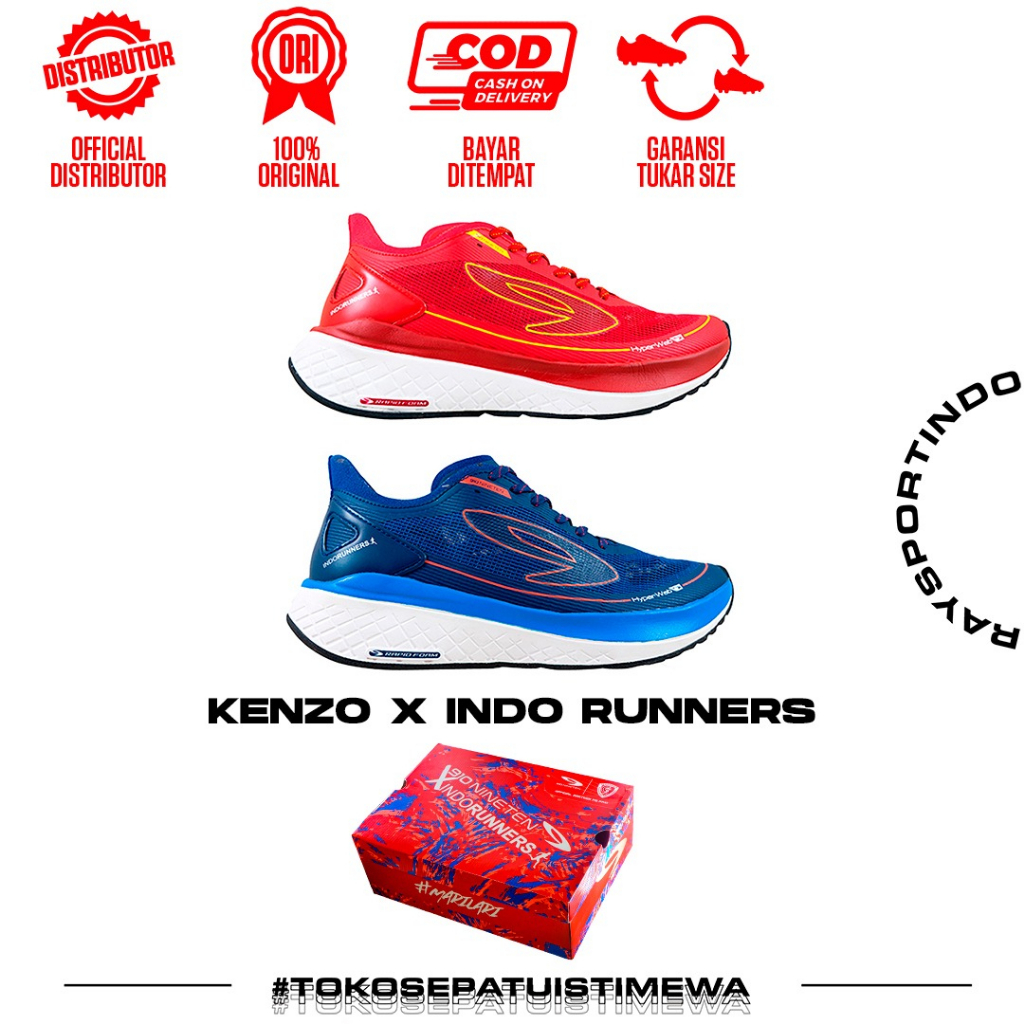 Jual NINETEN KENZO X INDO RUNNERS | Shopee Indonesia