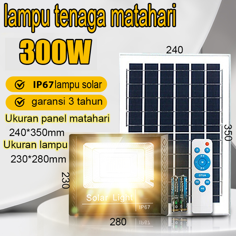 Jual lampu solar cell 500W/1000W lampu solar cell lampu outdoor LAMPU ...