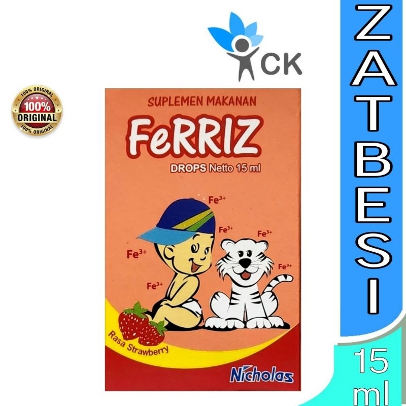 Jual FERRIZ DROP BTL 15 ML suplemen anemia | Shopee Indonesia