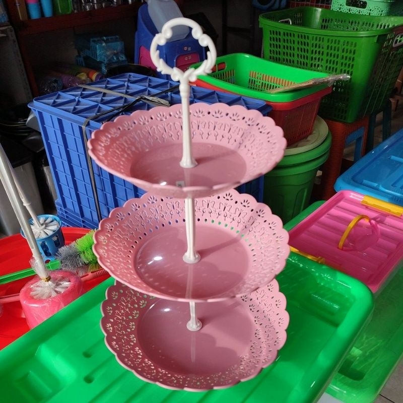 Jual tier kue / rak susun kue / wadah kue susun | Shopee Indonesia