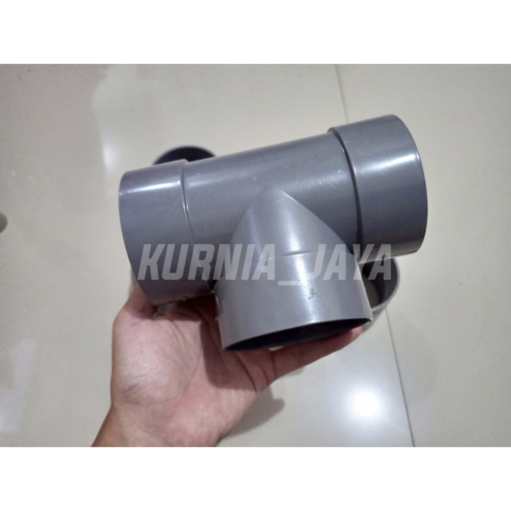 Jual SAMBUNGAN PIPA PVC UKURAN 3 INCH ( TEE, KNEE, SOCKET dan DOP ) | Shopee Indonesia