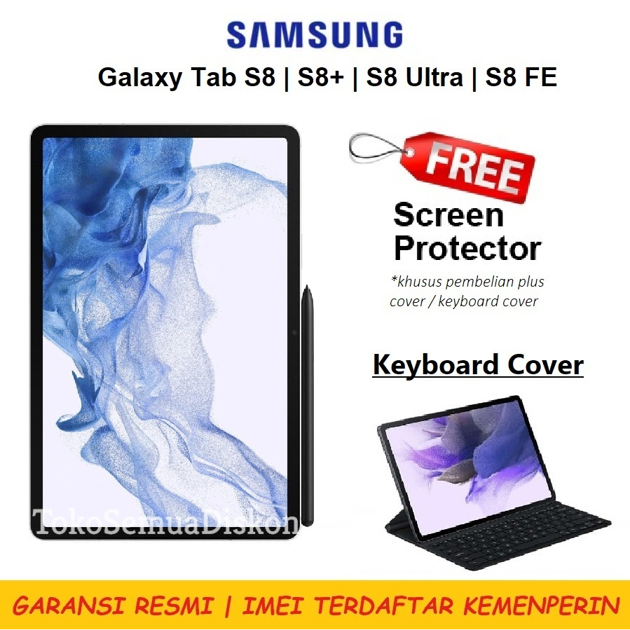 Jual Samsung Galaxy Tab S7 FE S8 5G Ultra S-Pen Garansi Resmi SEIN S7 LTE S7+ Plus 6GB/128GB 8GB ...